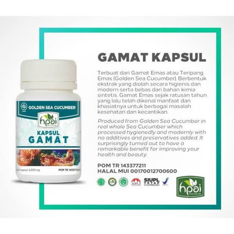 Jual GAMAT KAPSUL | Shopee Indonesia