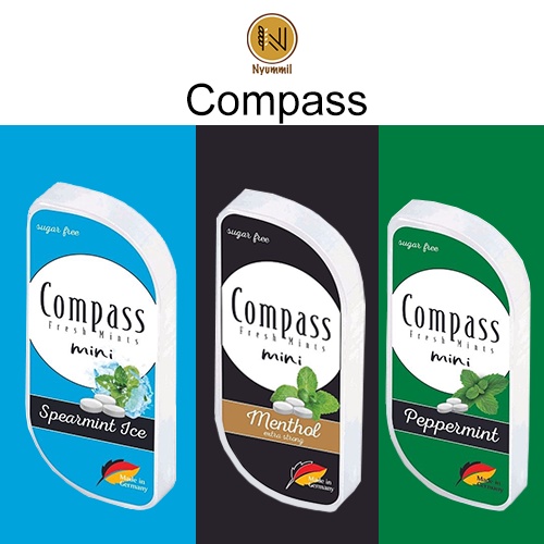 Jual COMPASS MENTHOL EXTRA STRONG MINI ( PERMEN 1 CALORIE MINT SUGAR ...