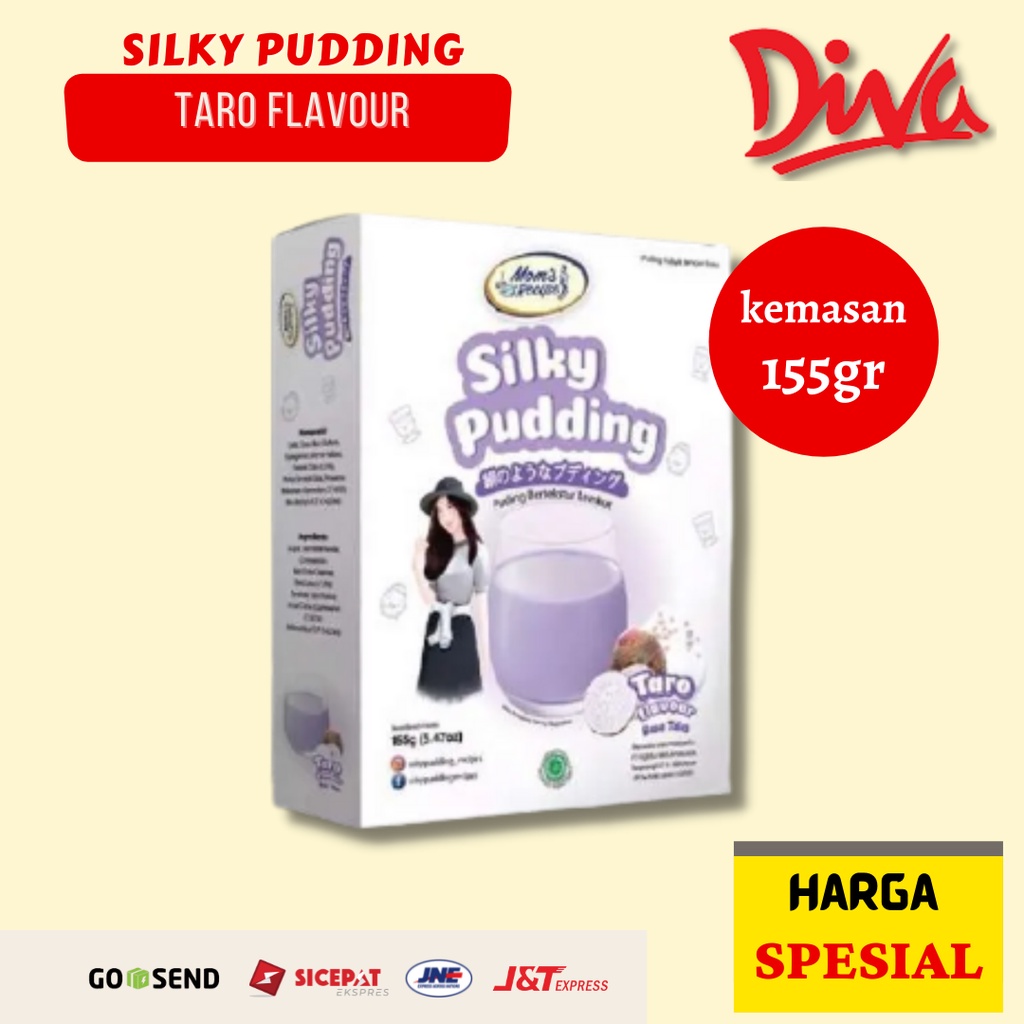 Jual [155gr] Silky Pudding Taro Flavour / Silky puding rasa taro / Moms ...