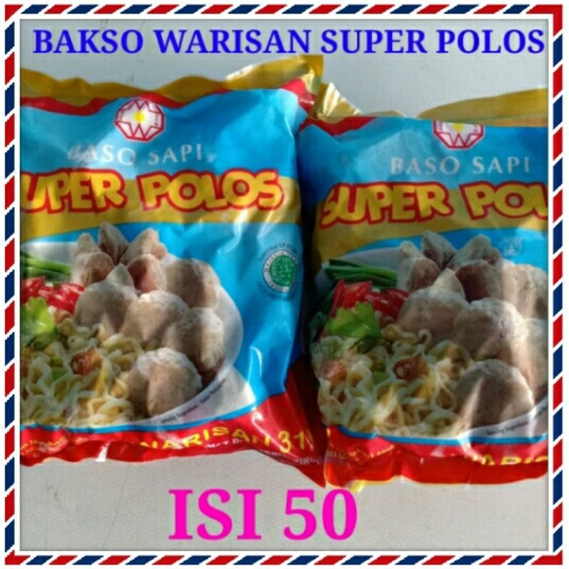Jual Bakso Warisan Polos isi 50 pcs | Shopee Indonesia