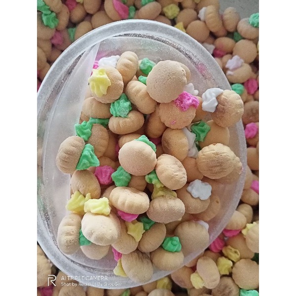 Jual 500 gram Gem bunga biskuit model bunga jaman dulu | Shopee Indonesia