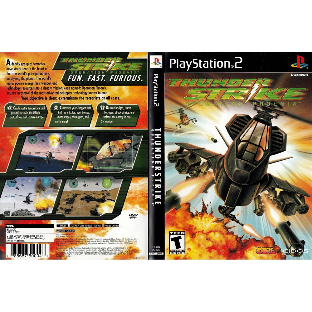 Jual Kaset Ps2 Game Thunder Strike (Playstation 2) | Shopee Indonesia