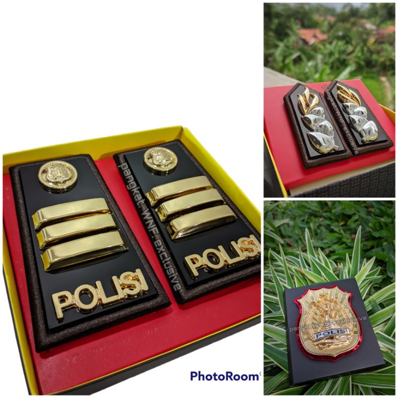 Jual PANGKAT PDH POLISI AKP MONOGRAM KEWENANGAN EXCLUSIVE | Shopee Indonesia