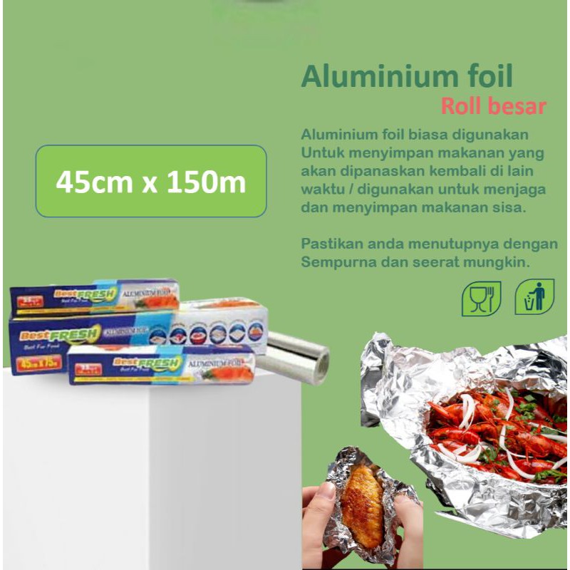 Jual Aluminium foil - alumunium foil - alufoil - roll - food grade ...