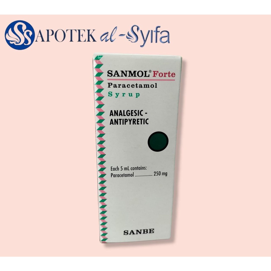Jual Sanmol Forte Sirup/Penurun Demam dan Nyeri 60ml | Shopee Indonesia