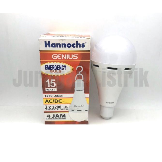 Jual LAMPU EMERGENCY HANNOCHS 15 WATT | Shopee Indonesia
