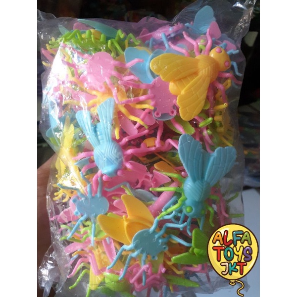 Jual ISI 50 PCS SERANGGA WARNA MAINAN ANAK | Shopee Indonesia