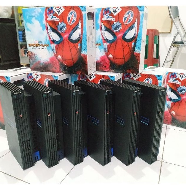 Jual PS2 fat matrix usb 32gb new fullset | Shopee Indonesia