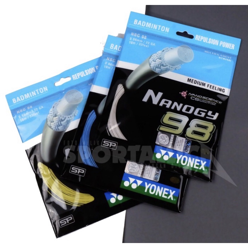Jual Senar Badminton String Yonex Nanogy 98 SP Original | Shopee Indonesia