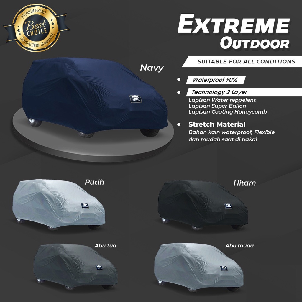 Jual Body Cover Mobil Outdoor Waterproof All New Avanza Xenia Rush ...