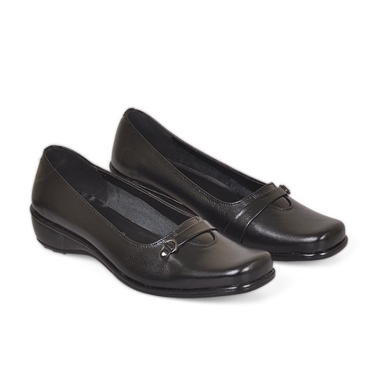 Jual Sepatu Formal Wanita Bahan Kulit Asli Sepatu Pantofel PNS Polwan ...