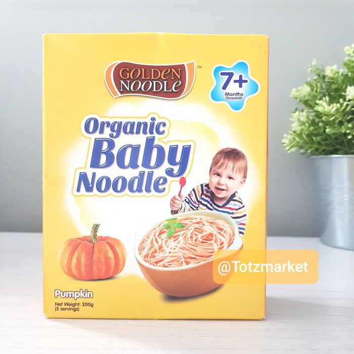 Jual Organic Baby Noodle / Golden Noodle (Pumpkin) | Shopee Indonesia