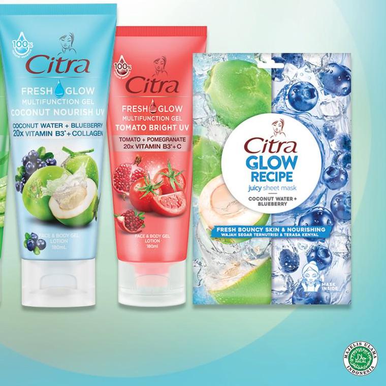 Jual Citra Fresh Glow Multifunction Gel Coconut Nourish UV 180 ml ...