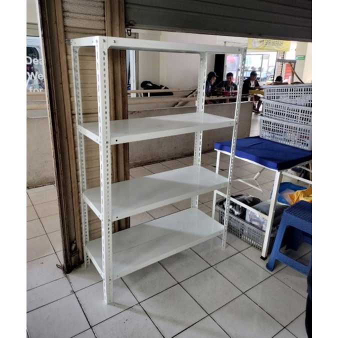 Jual Rak Besi Siku Lubang Uk.L60xP150xT200 4 Susun | Shopee Indonesia