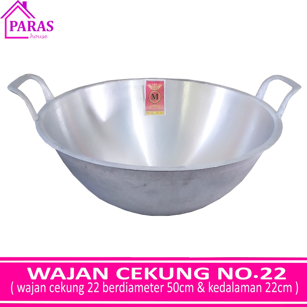 Jual PARAS - wajan katel cekung super jumbo no.22 wajan kuali katel ...