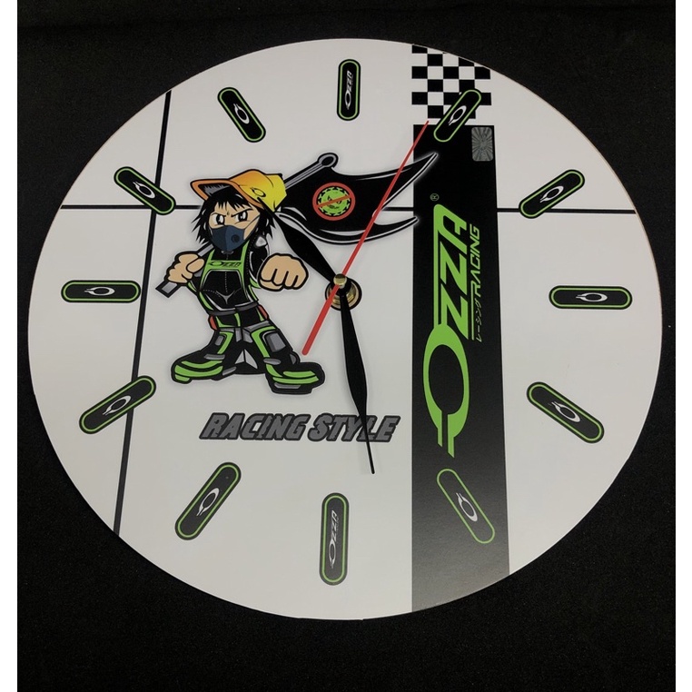 Jual JAM DINDING BULAT OZZA RACING | Shopee Indonesia