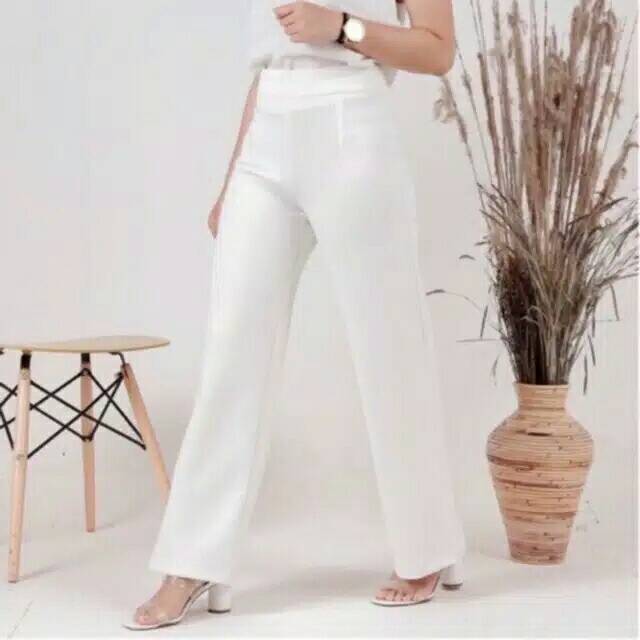 Jual Celana Kulot bahan/premium long kulot scuba cullote highwaist ...