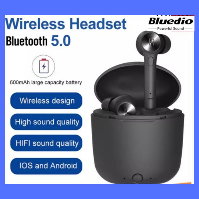 Jual Bluedio wireless headset Hi TWS original Henset bluetooth hetset ...