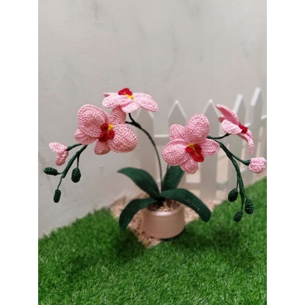 Jual bunga rajutan anggrek | Shopee Indonesia