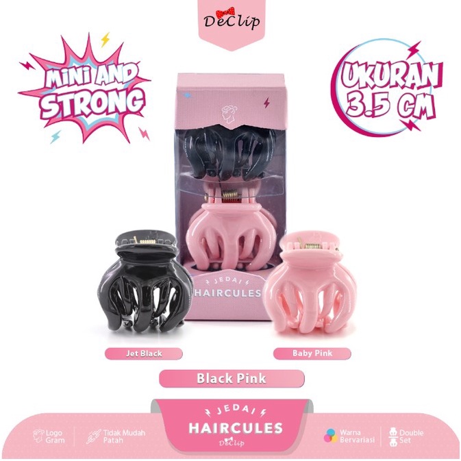 Jual Jedai Haircules DeClip Jedai Hercules Gigi 5 Ukuran 3,5 cm Warna ...