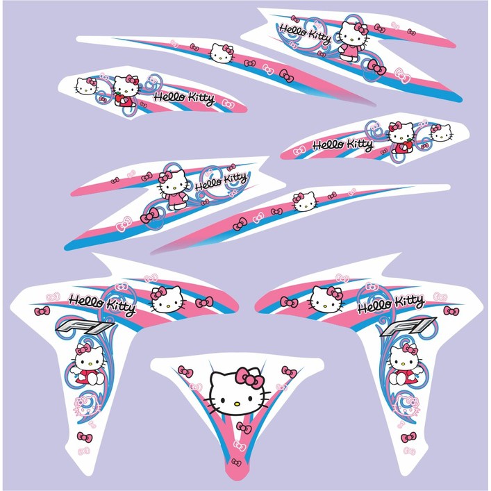 Jual Sticker Vario FI Striping Hello Kitty | Shopee Indonesia