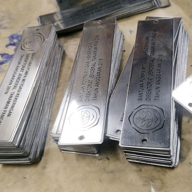 Jual LABEL PLAT BESI // PLAT BESI // LABEL PLAT // LABEL FURNITURE ...