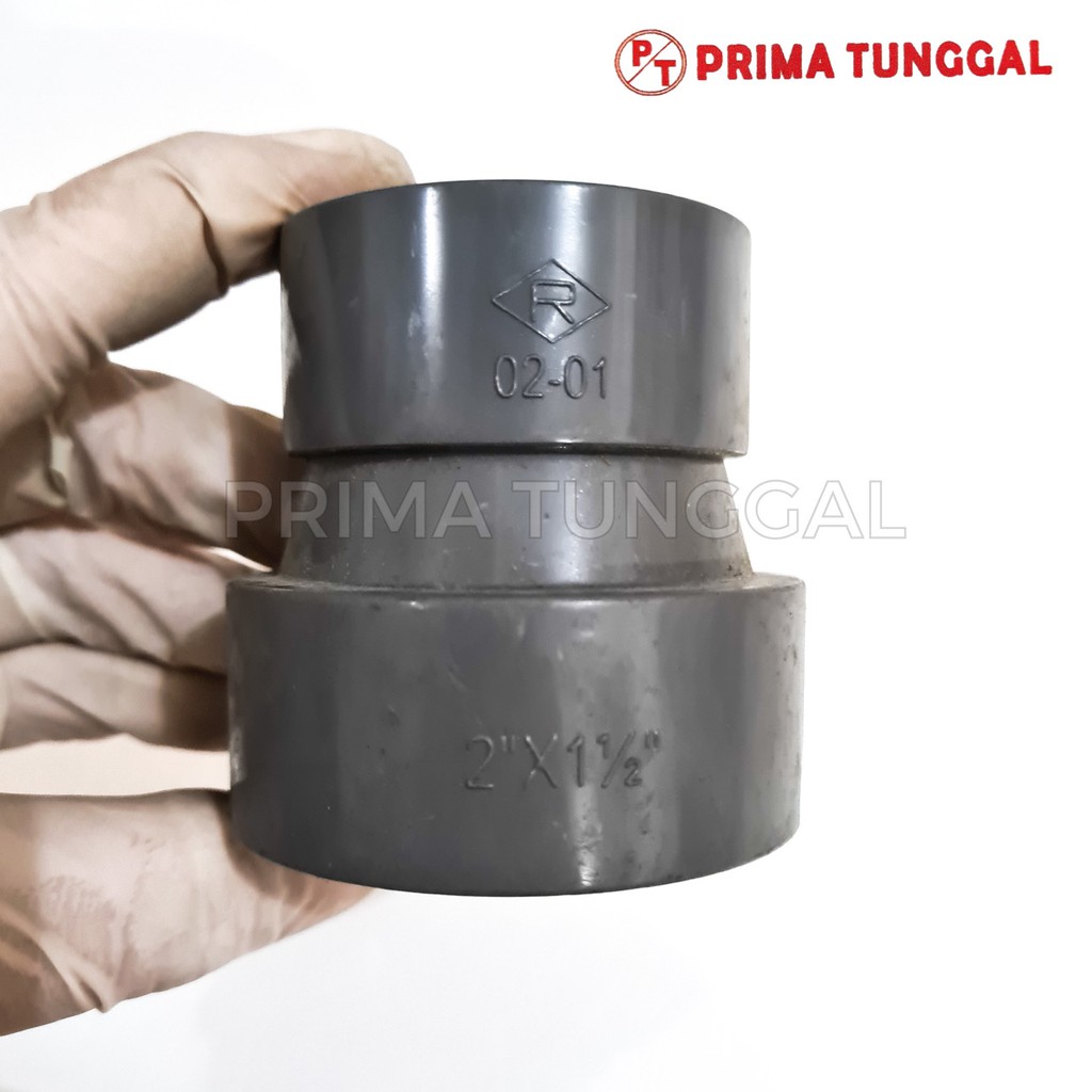 Jual Sambungan Turunan Pipa Dari 2" ke 1 1/2" Inch Increaser Reducer PVC | Shopee Indonesia