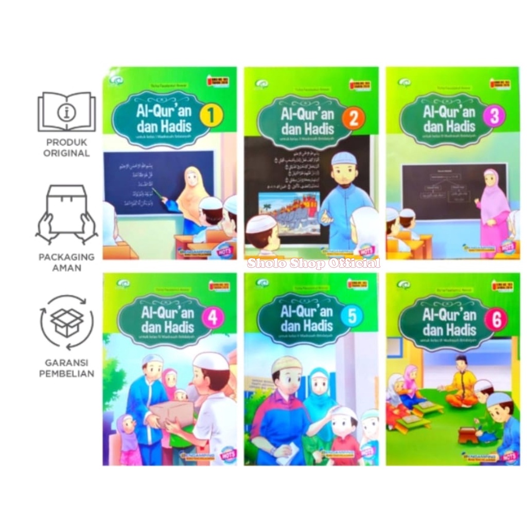 Jual BUKU AL QURAN DAN HADIS AL-QURAN DAN HADIS MI KELAS 1 2 3 4 5 6 SESUAI KURIKULUM 2013 ...