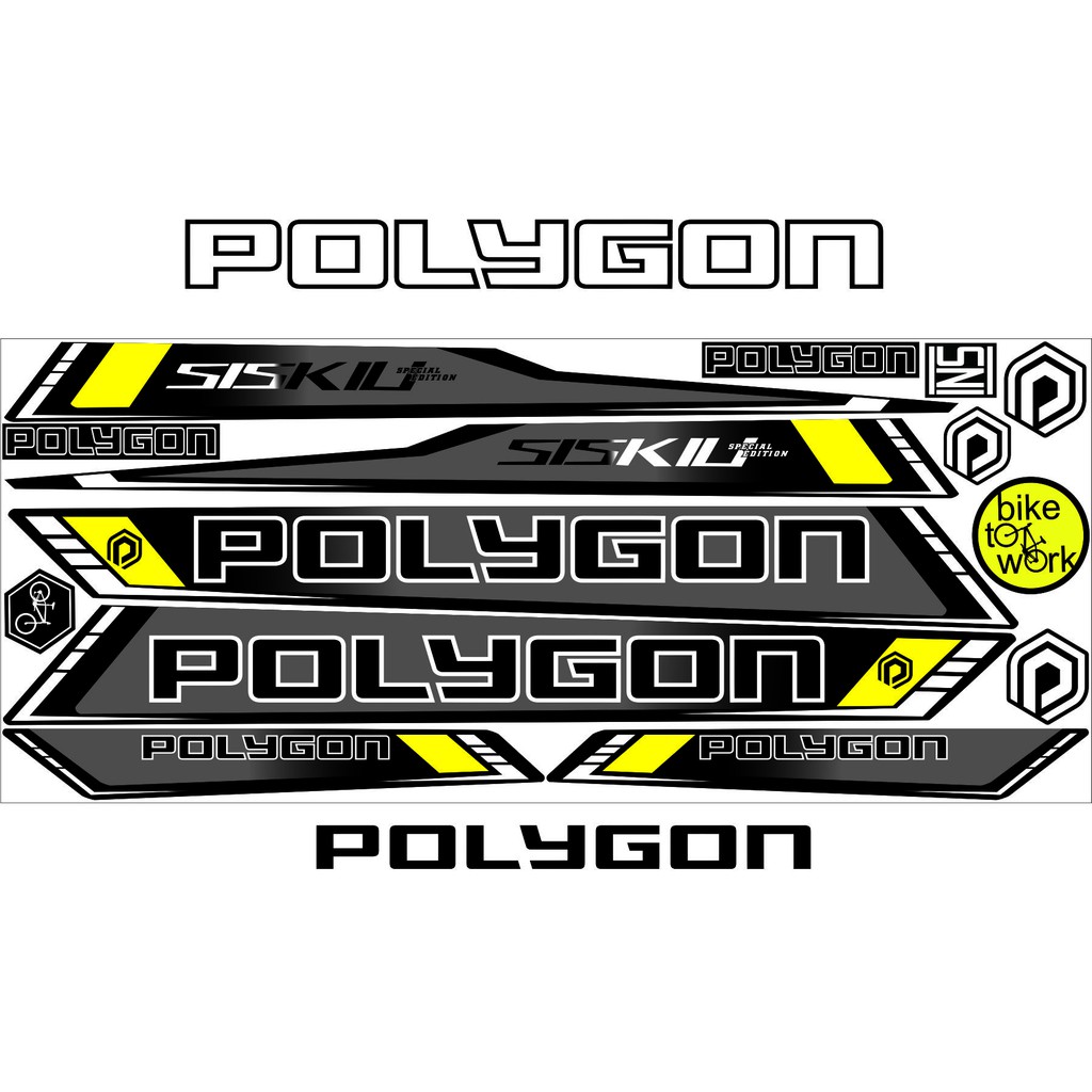 Jual STIKER STRIPING BIKE SEPEDA POLYGON ART STICKER | Shopee Indonesia