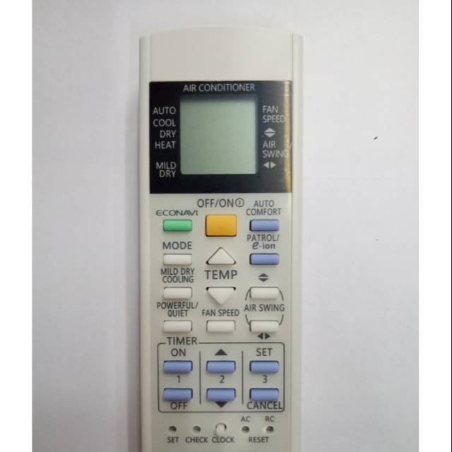 Jual REMOTE/REMOT AC PANASONIC ECONAVI AUTO COMFORT/ECOSMART KW ...