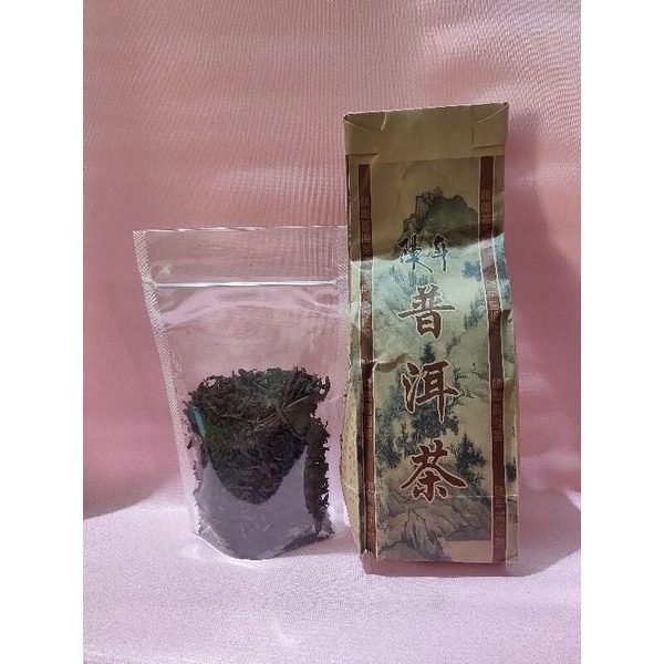 Jual teh pu er teh china pu erh chinese tea daun teh kering teh sehat ...