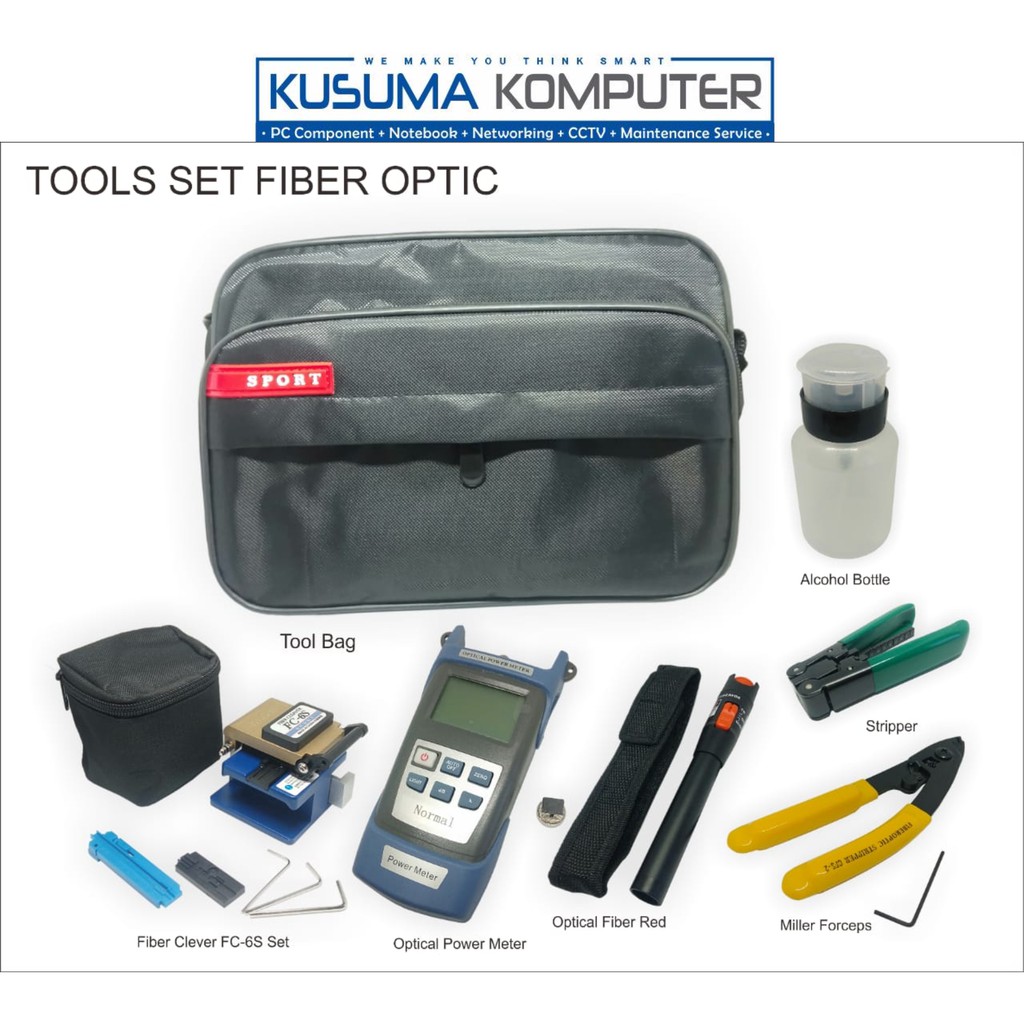 Jual Tool Kit Set Lengkap Fiber Optik Tools Set Fiber Optic | Shopee ...