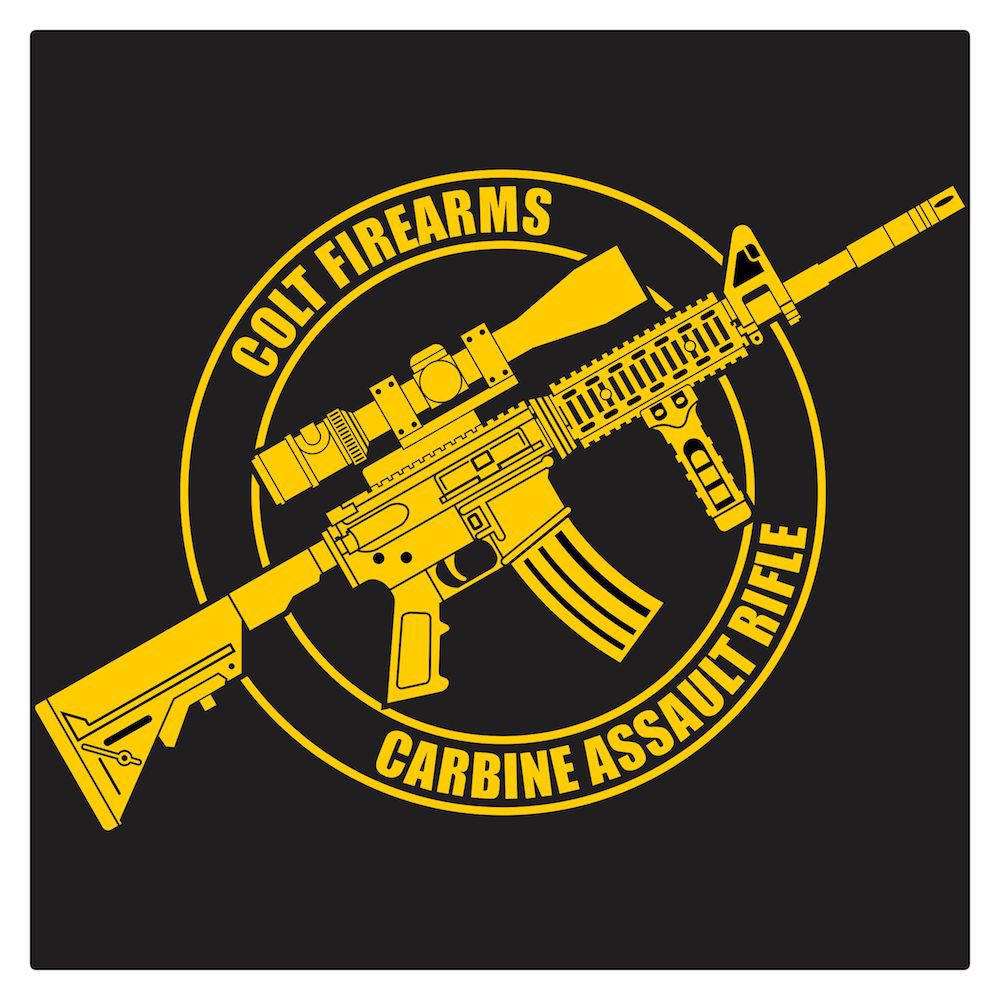 Jual Colt M4 Carbine series 3 Cutting Sticker | Shopee Indonesia