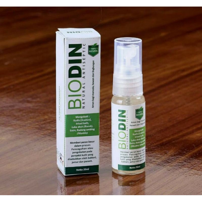 Jual Biodin Spray 20ml-Obat luka dan jamur hewan | Shopee Indonesia