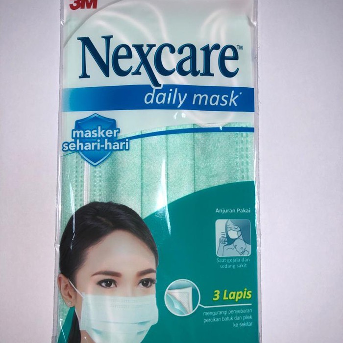 Jual 3M Masker daily 3 ply (isi 3 pcs) - | Shopee Indonesia