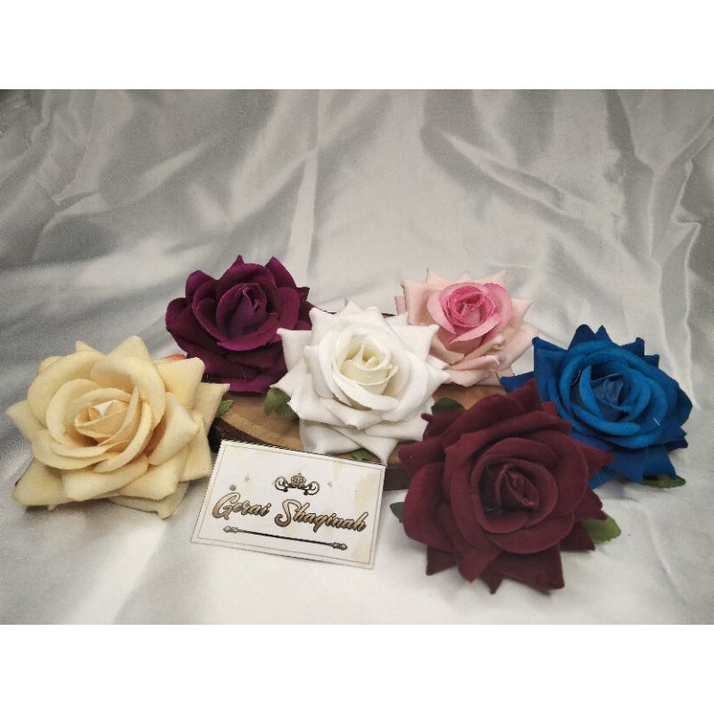 Jual bunga mawar beludru || real rose bunga mahar || bunga artificial ...