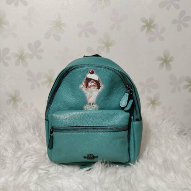 Jual ORIGINAL Tas Ransel Coach Mini Charlie Backpack Sundae Ice Cream ...