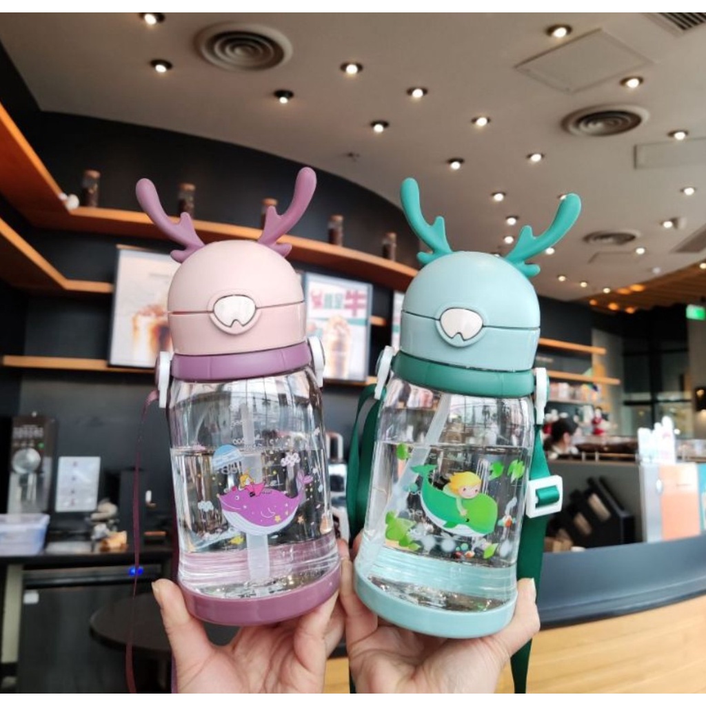 Jual Botol Minum Anak Tanduk Rusa Botol Rusa BPA Free P26 Botol Air Minum 550 ml Tanduk Rusa P26 ...
