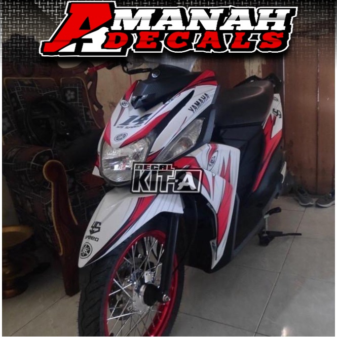 Jual Stiker Decal Mio M3 Dekal Sticker Variasi Striping Yamaha Mio M3 ...