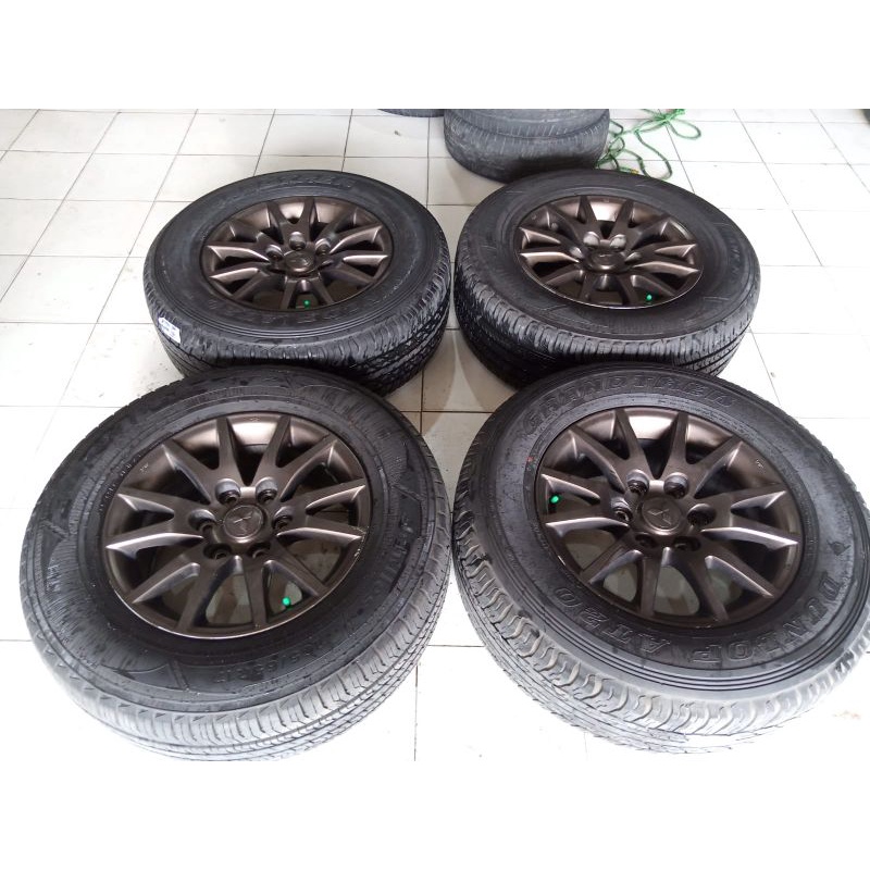 Jual velg Copotan mobil Pajero Ring 17 pcd 6x139 lebar 7,5 ET 30 ban ...