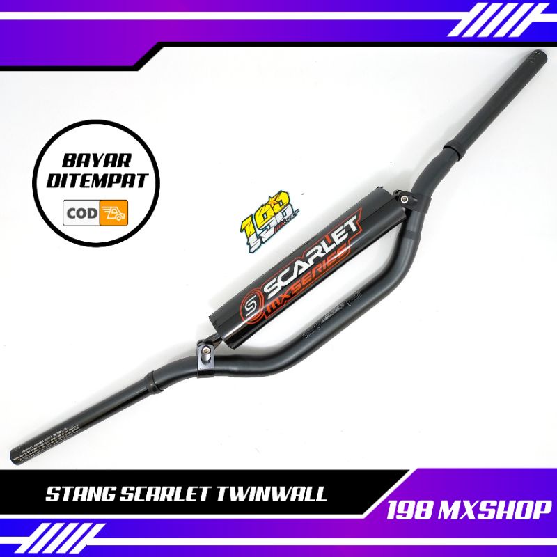 Jual STANG FATBAR TWINWALL SCARLET - STANG KLX CRF DTRACKER SUPERMOTO ...