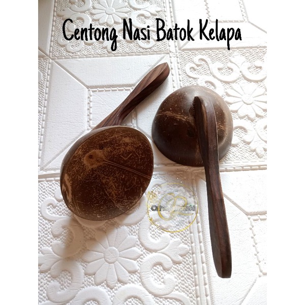 Jual Centong Nasi Padang Batok Kepala / Centong Nasi Padang / Entong ...