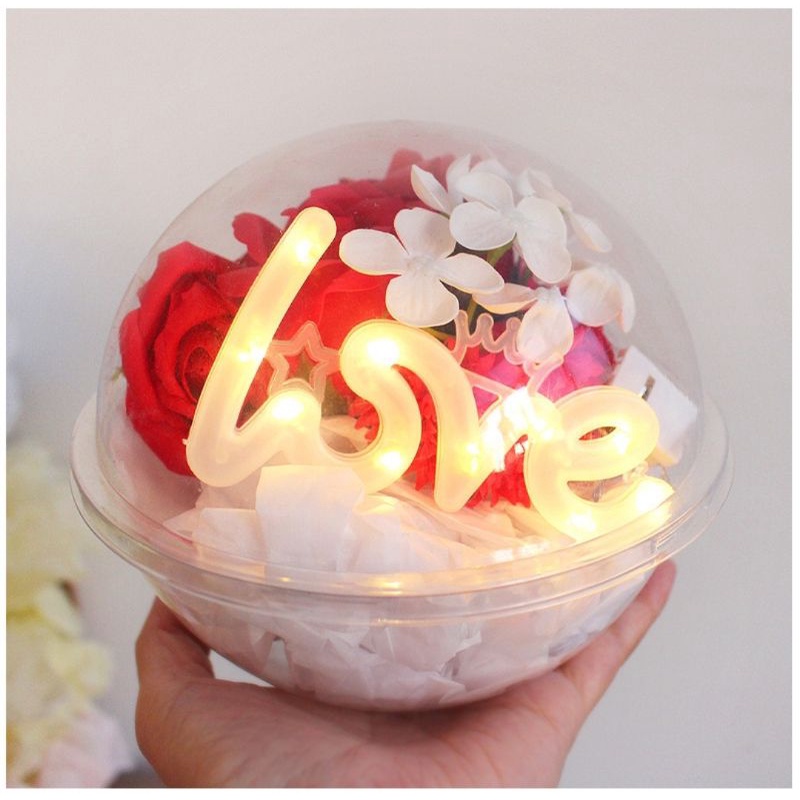 Jual LED LOVE/lampu led love/lampu love/topper kue/topper love/topper ...