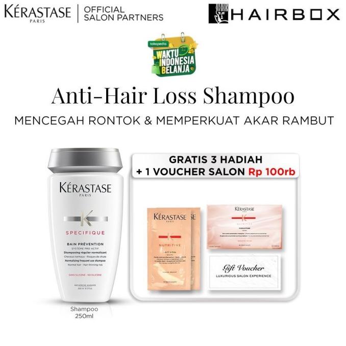 Jual (BAYAR DI TEMPAT) Kerastase Bain Prevention 250ml Shampoo Anti ...
