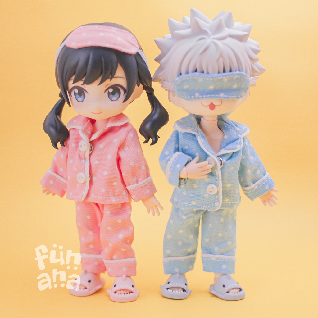 Jual Baju Pajama Set OB11 YMY Nendoroid Doll 1/12 | Shopee Indonesia