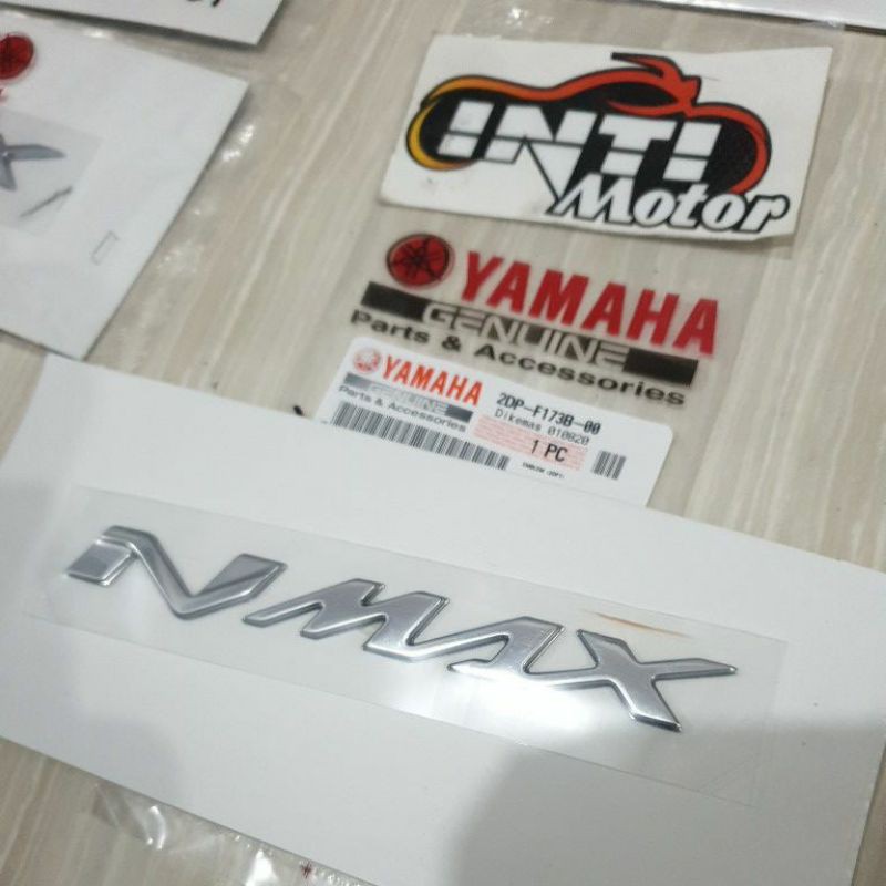 Jual LOGO YAMAHA NMAX CHROME Emblem N MAX GOLD ORIGINAL ASLI 100% LOGO ...