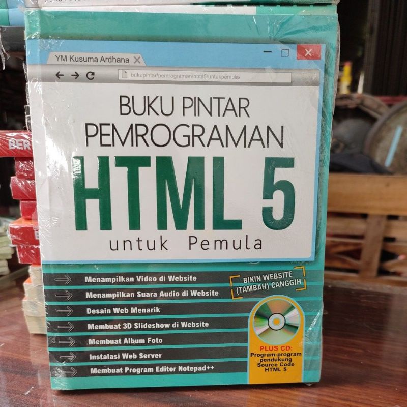 Jual Buku pintar pemrograman HTML 5 untuk pemula. g3 bb10 | Shopee ...