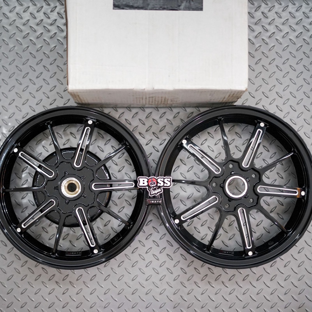 Jual Velg Model Marus Drag Black Front & Rear Vespa Sprint Primavera S ...