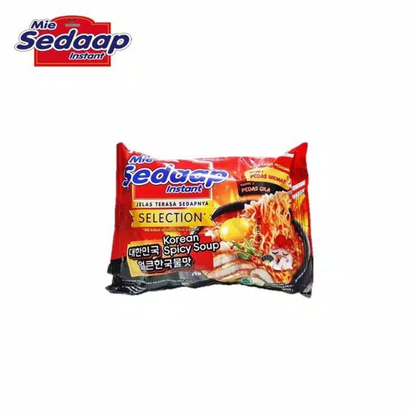 Jual Mie Sedaap Selection - Korea Spicy Soup 77 gr | Shopee Indonesia