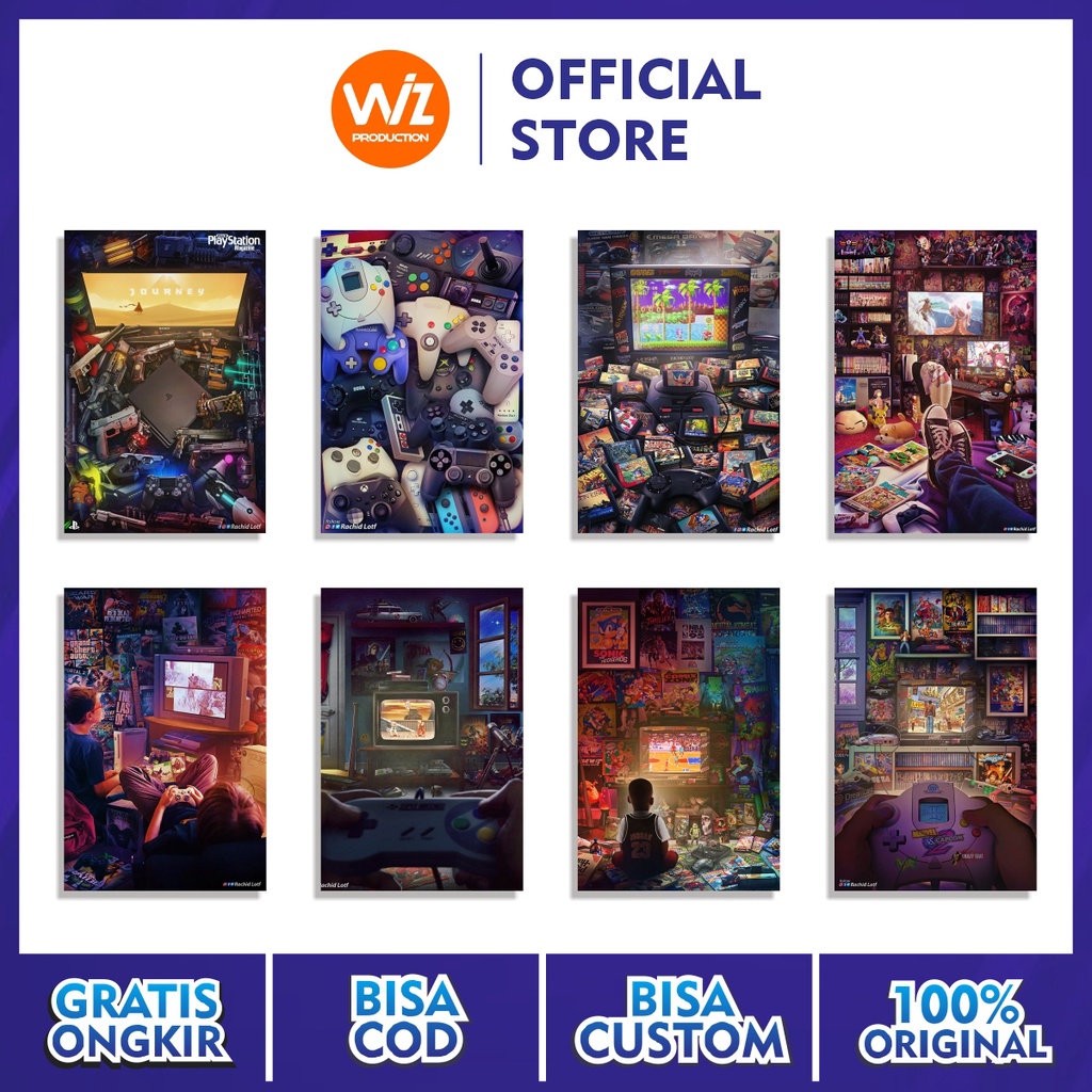 Jual Walldecor Hiasan Dinding Kayu MDF Kamar Keren Terbaru Gaming ...
